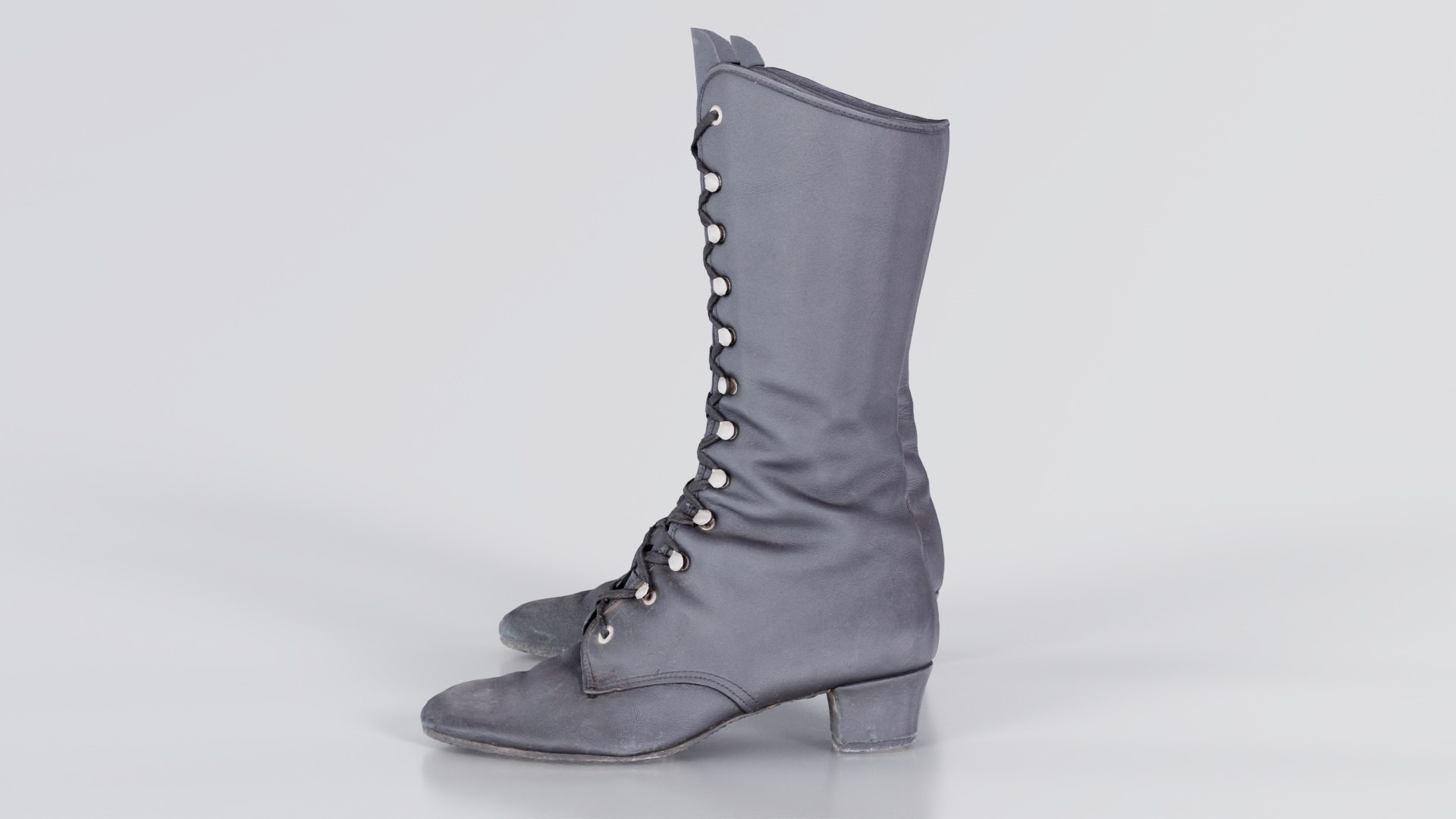 Laced Boot Remastered 3D Model - TurboSquid 2359976