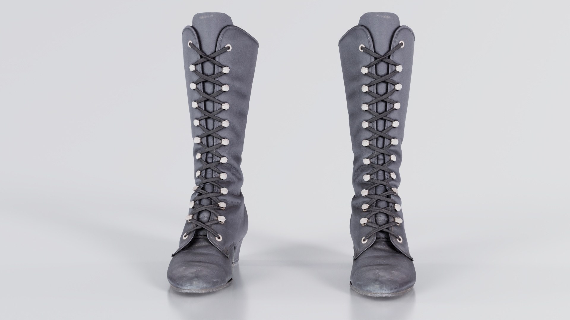Laced Boot Remastered 3D Model - TurboSquid 2359976