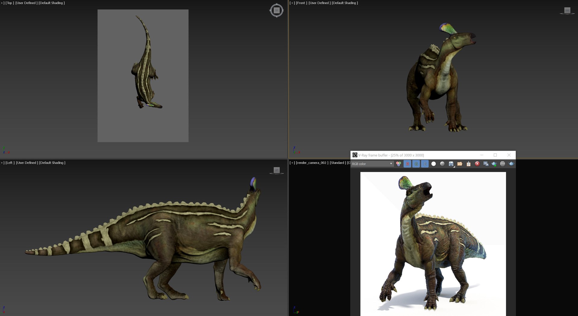 Tsintaosaurus Animated 3D model - TurboSquid 1930892