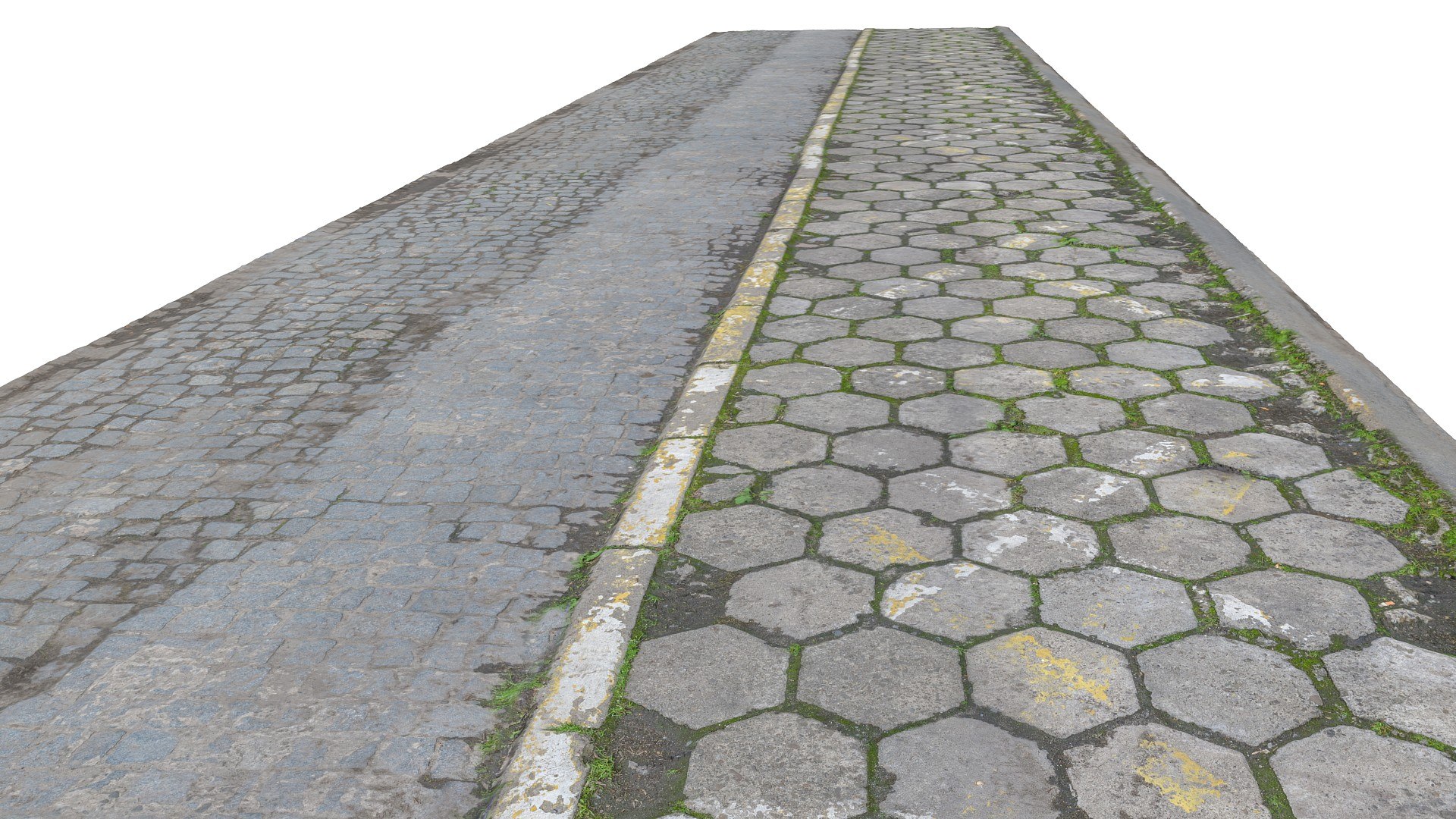 3d Sidewalk Pavement Scanned