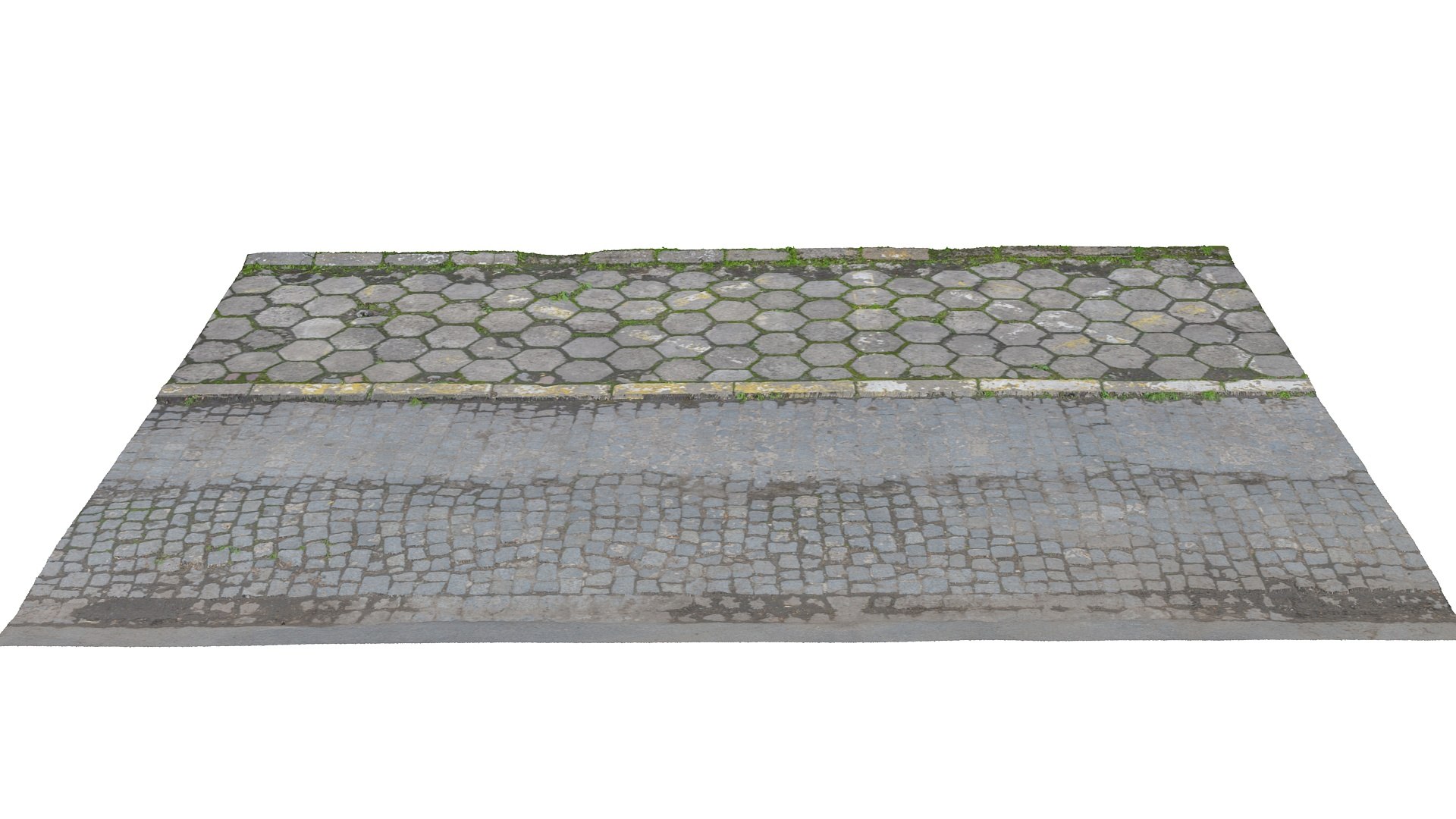 3d Sidewalk Pavement Scanned