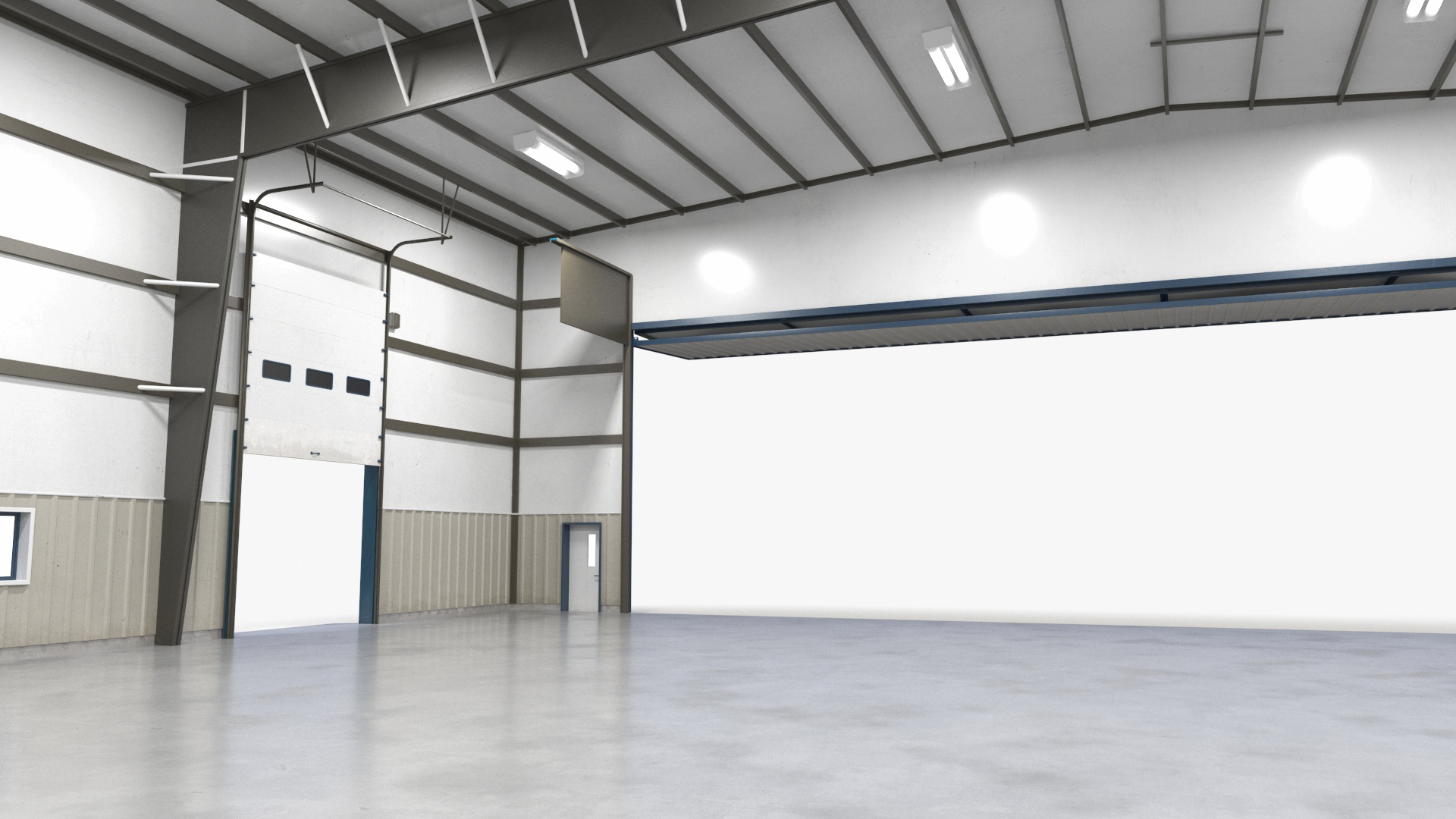 3D Aircraft Hangar Model - TurboSquid 2322909