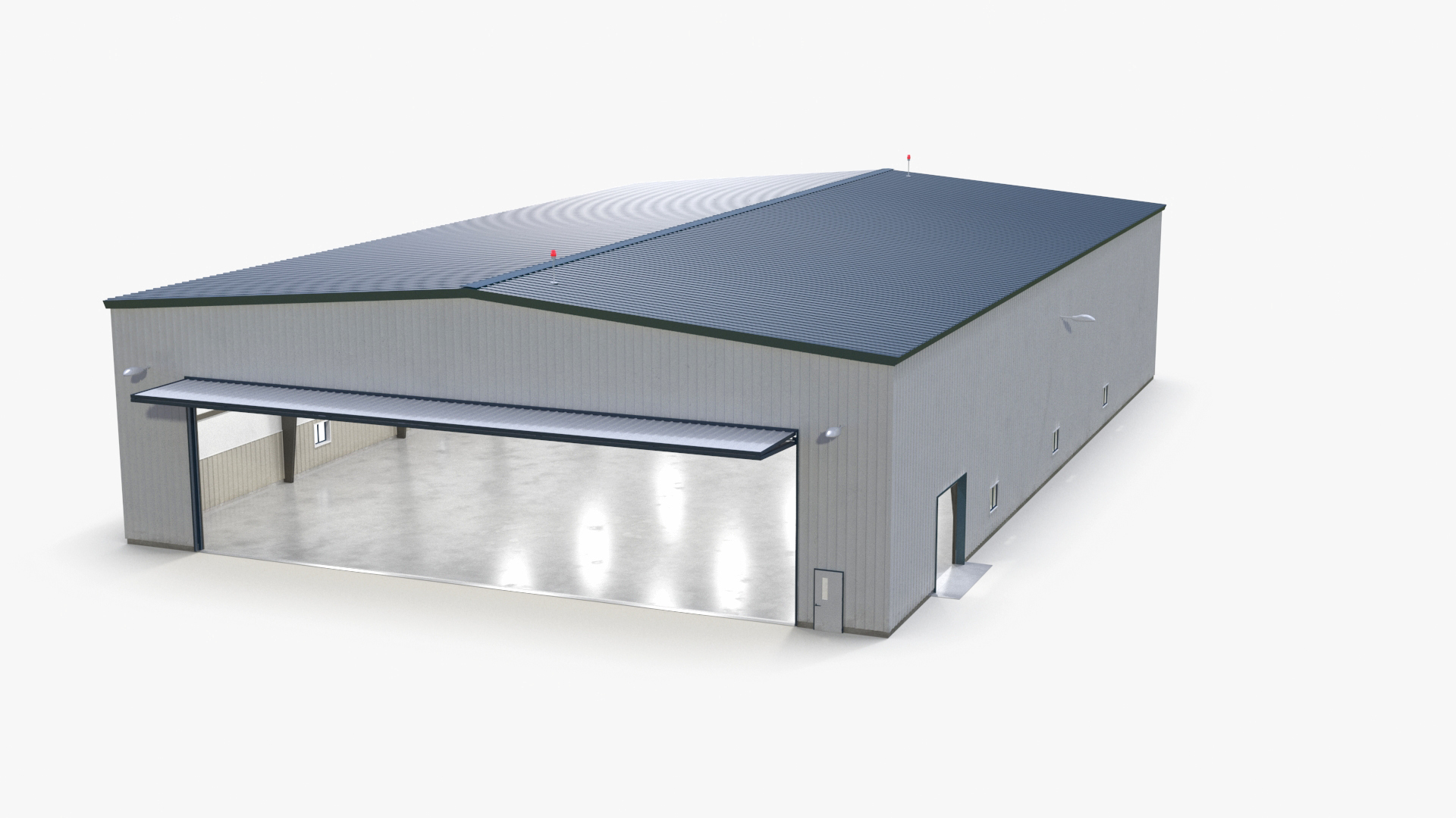 3D Aircraft Hangar Model - TurboSquid 2322909