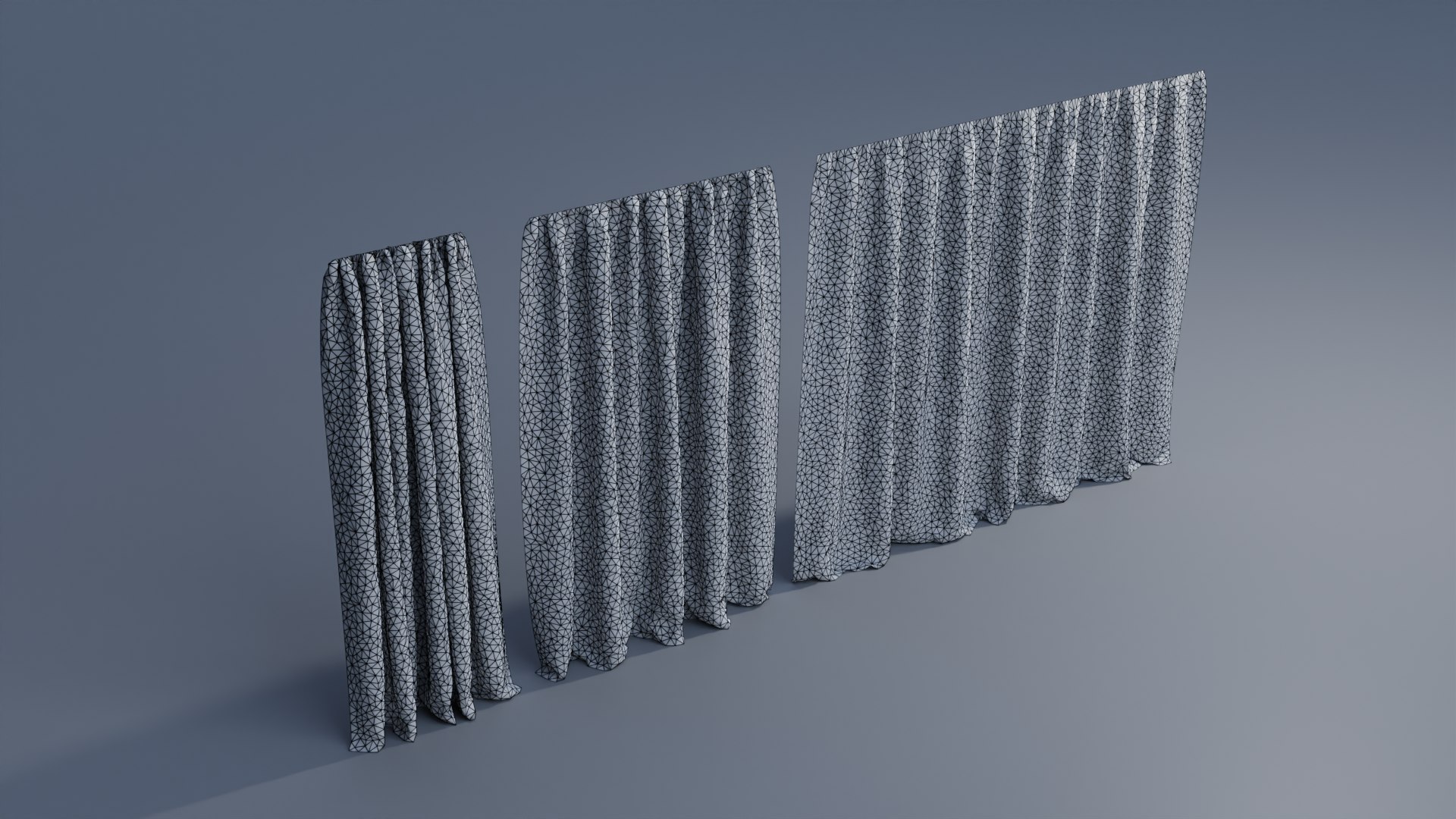 Curtains 3D Model - TurboSquid 2053054