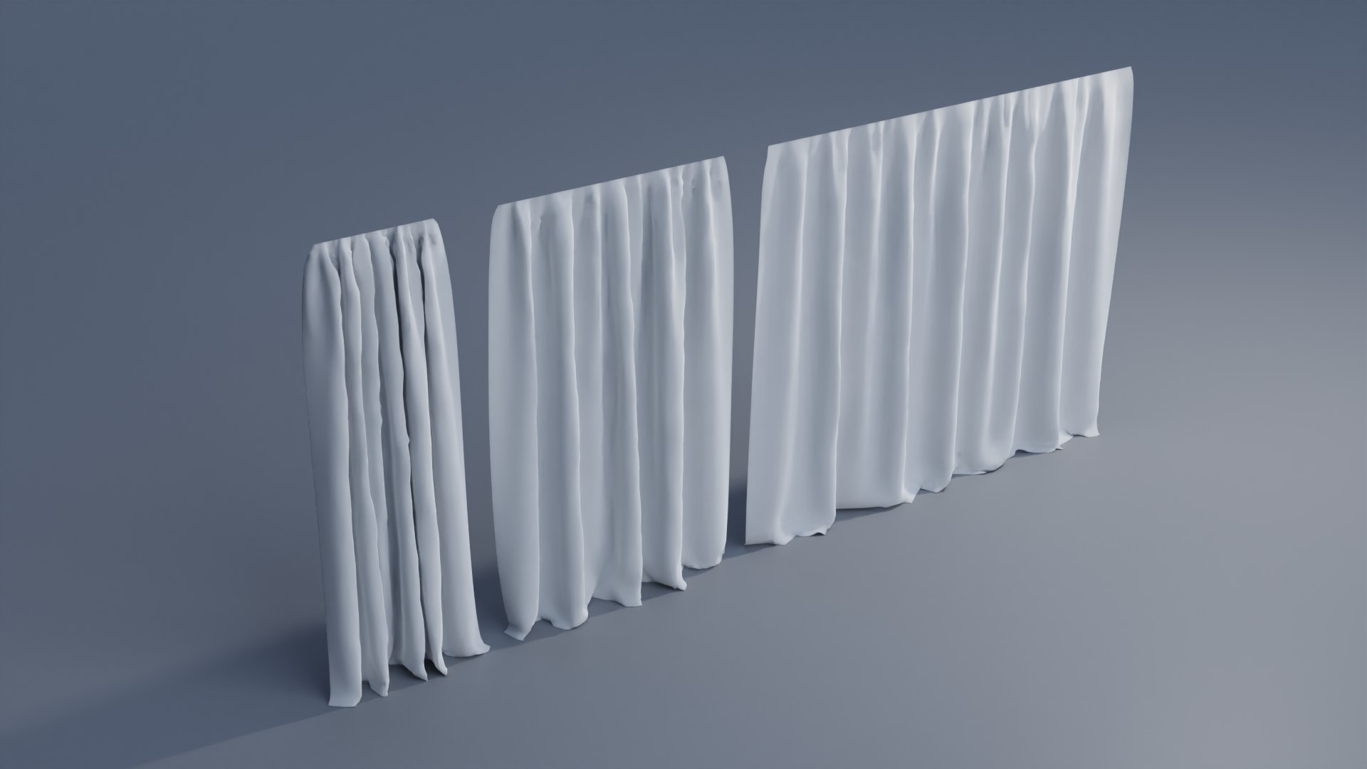 Curtains 3D Model - TurboSquid 2053054