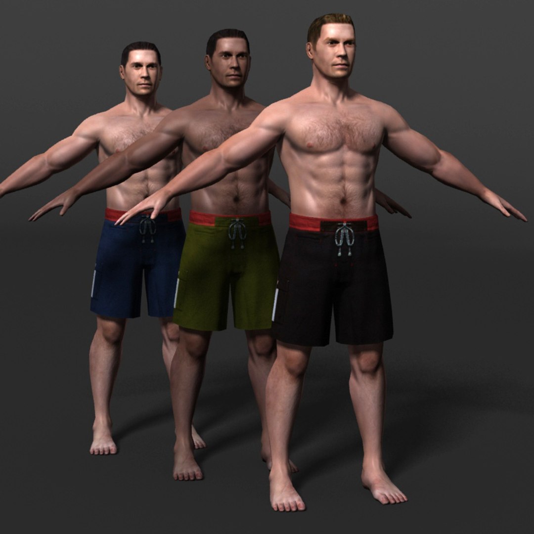 Male Man Guy 3d Obj