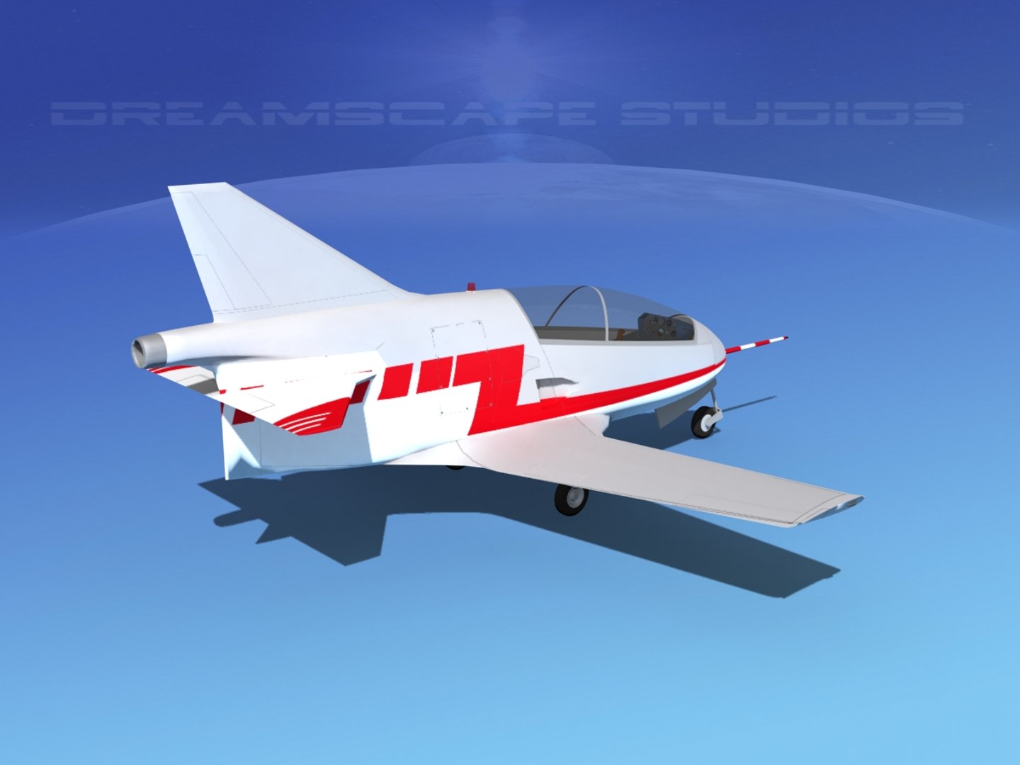 3d Plane Bd-5 Bede Bd-5j Model