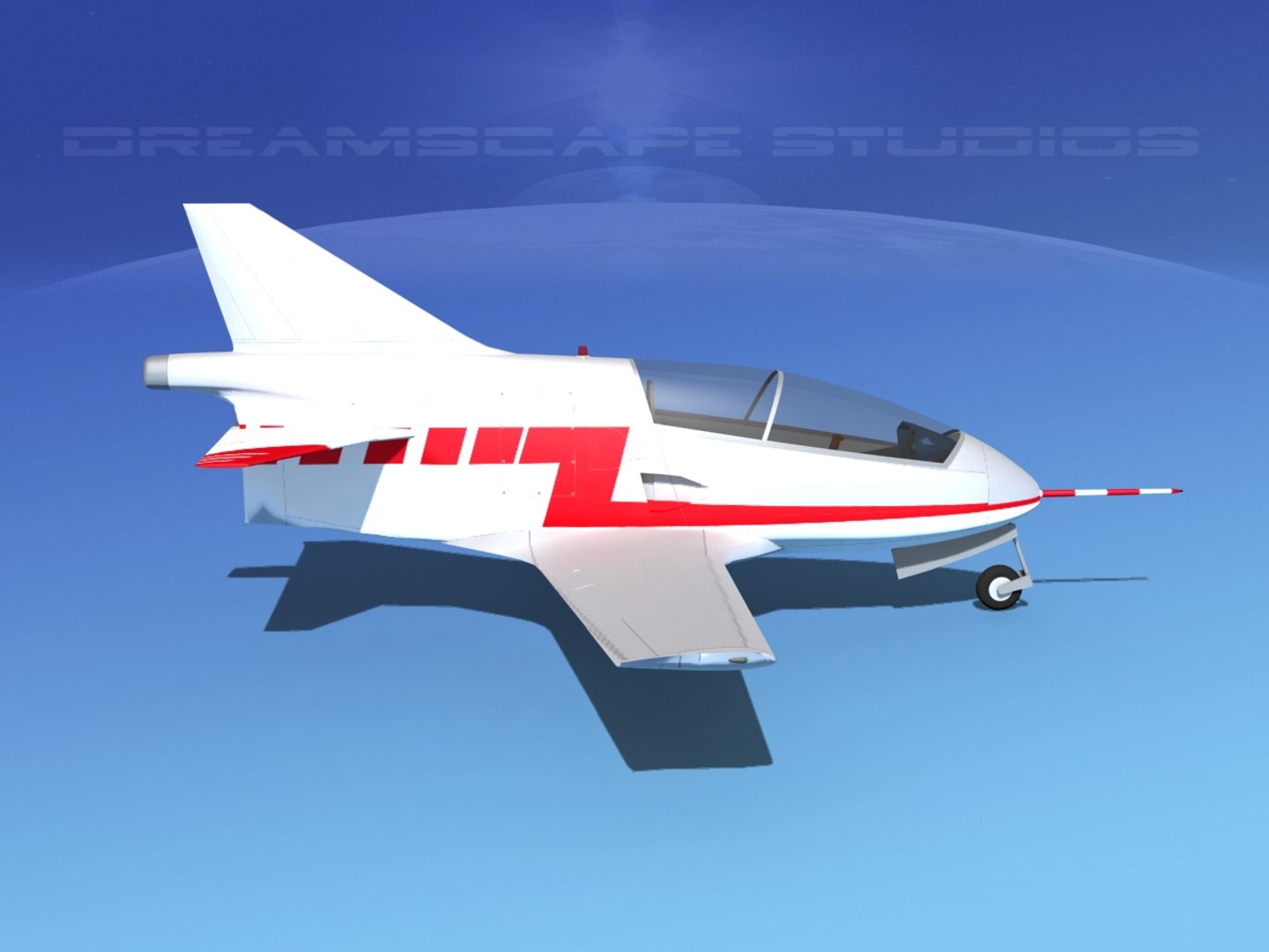 3d Plane Bd-5 Bede Bd-5j Model