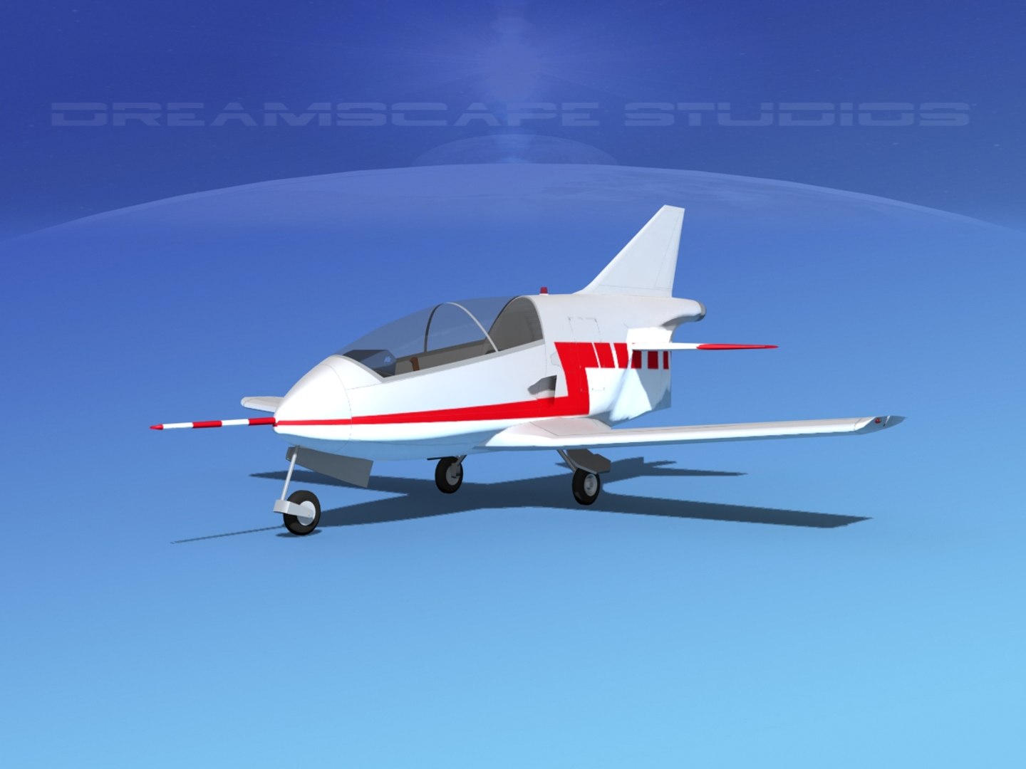 3d Plane Bd-5 Bede Bd-5j Model