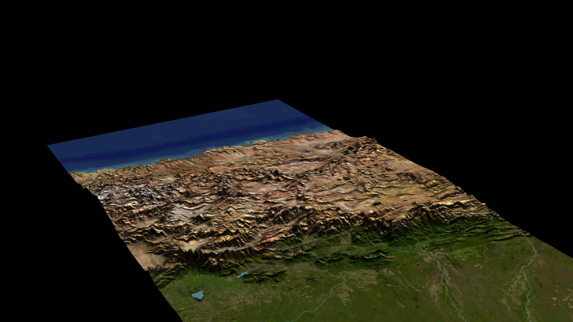Cerro Galan 3d Max