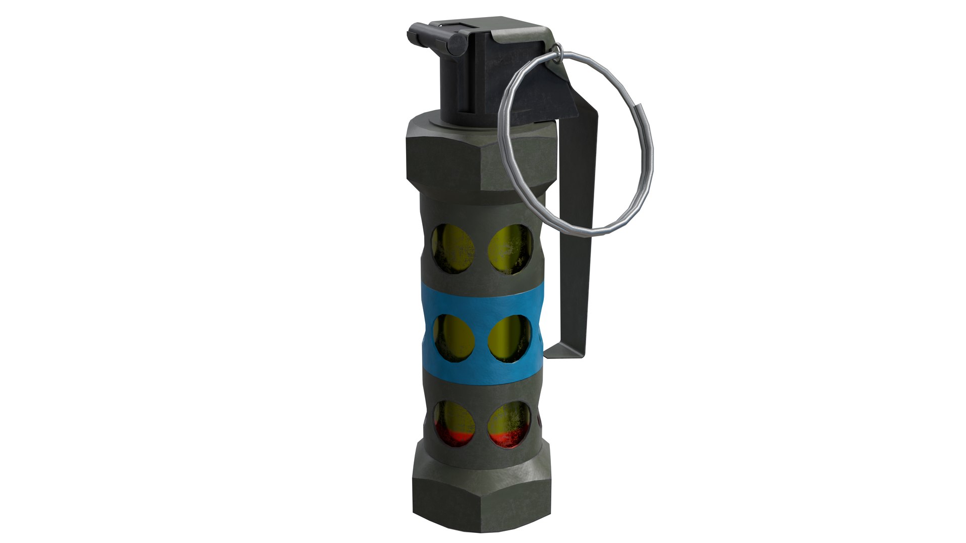 3D Stun Grenade 01 - Low Poly Game Ready - TurboSquid 2390200