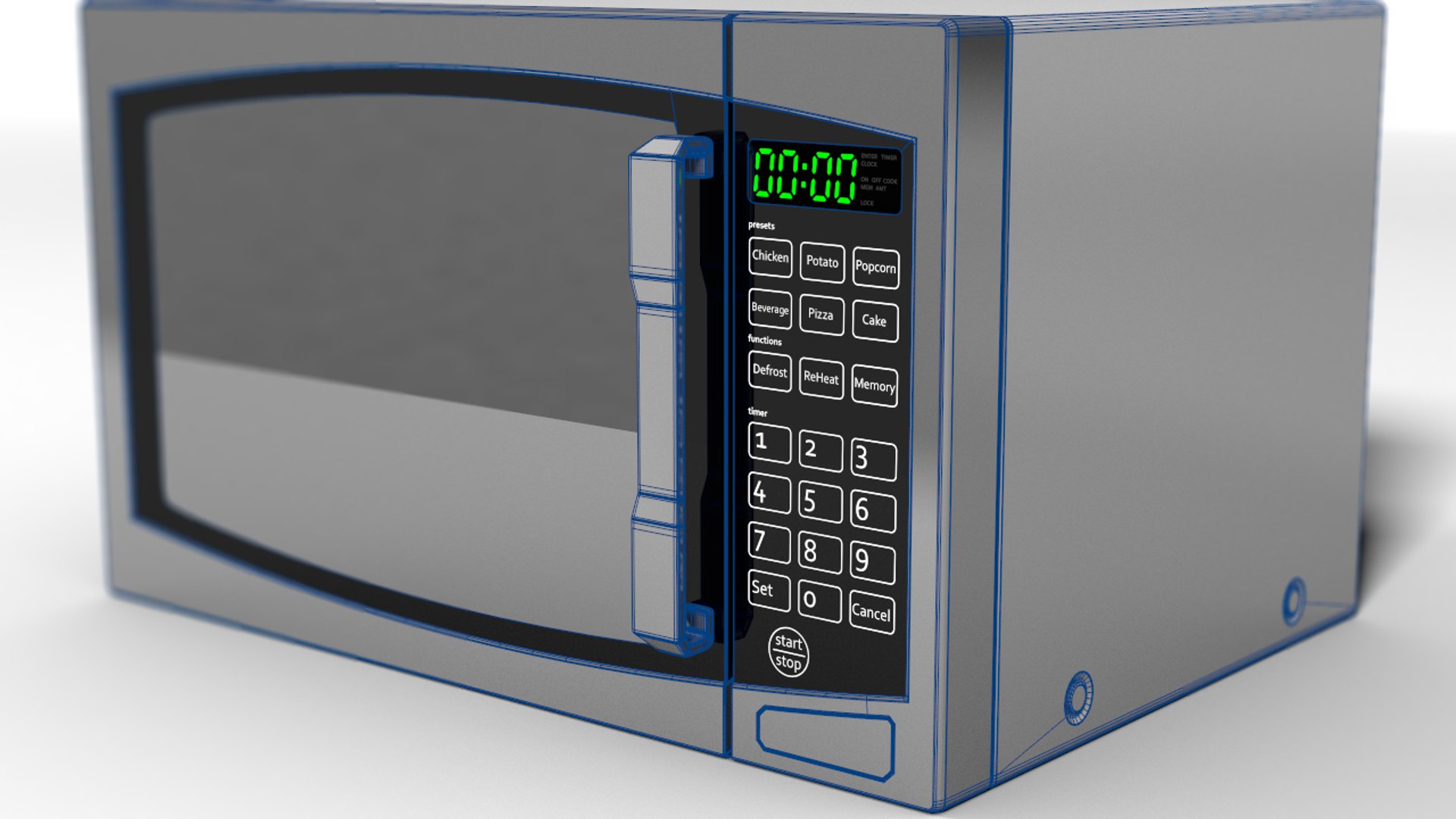 Microwave Oven 3d Model
