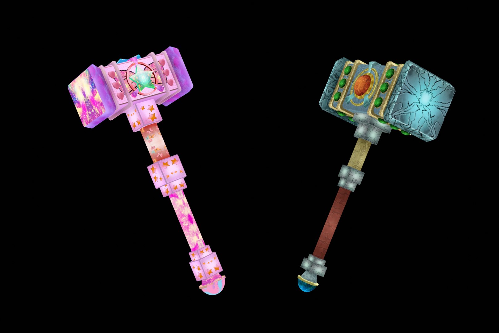 3d Cartoon Hammer 2 Model - TurboSquid 1826168
