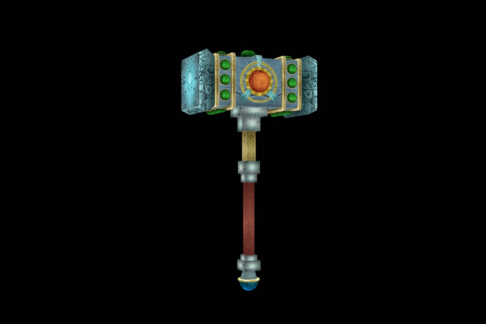 3d Cartoon Hammer 2 Model - TurboSquid 1826168