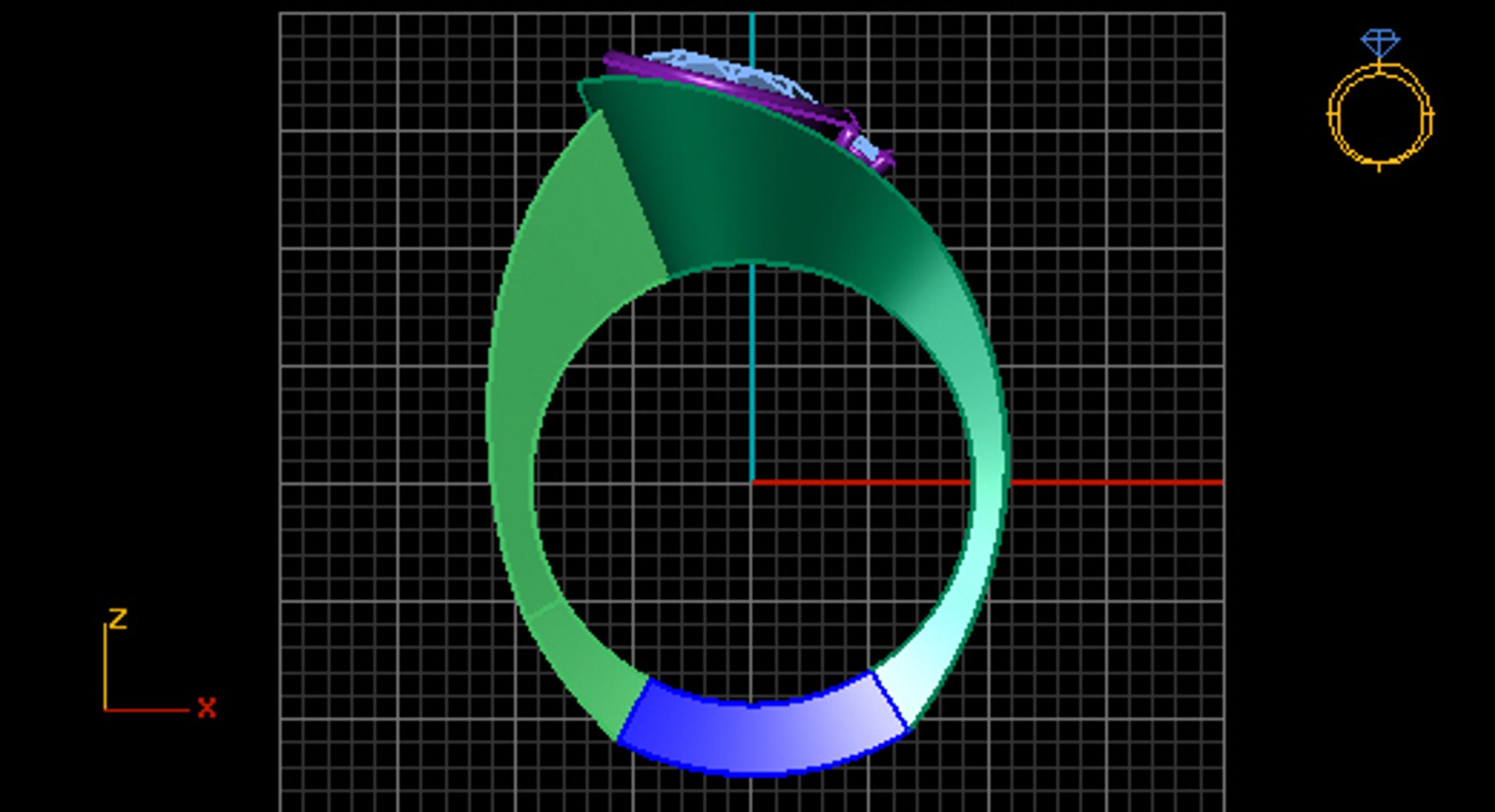 Gold ring 3D model - TurboSquid 1664491