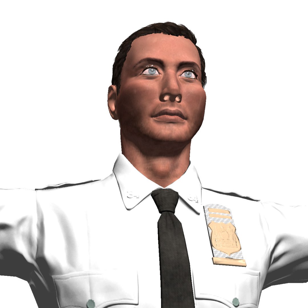 3D Police Character Officer Model - TurboSquid 1527794