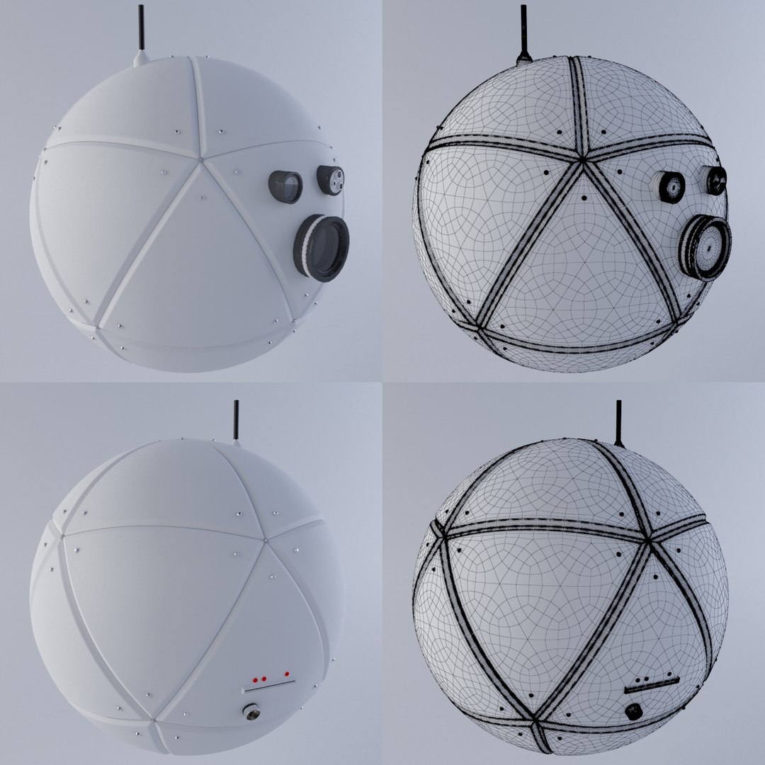 Nasa Camera Bot 3d Model
