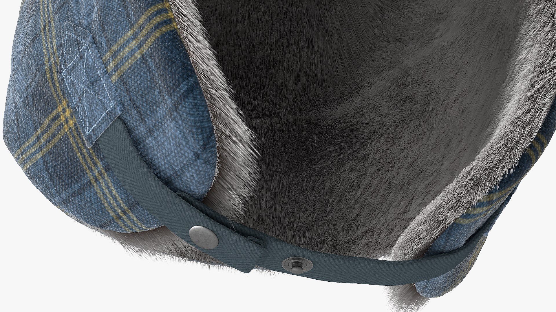 3D trapper hat columbia fur - TurboSquid 1430458