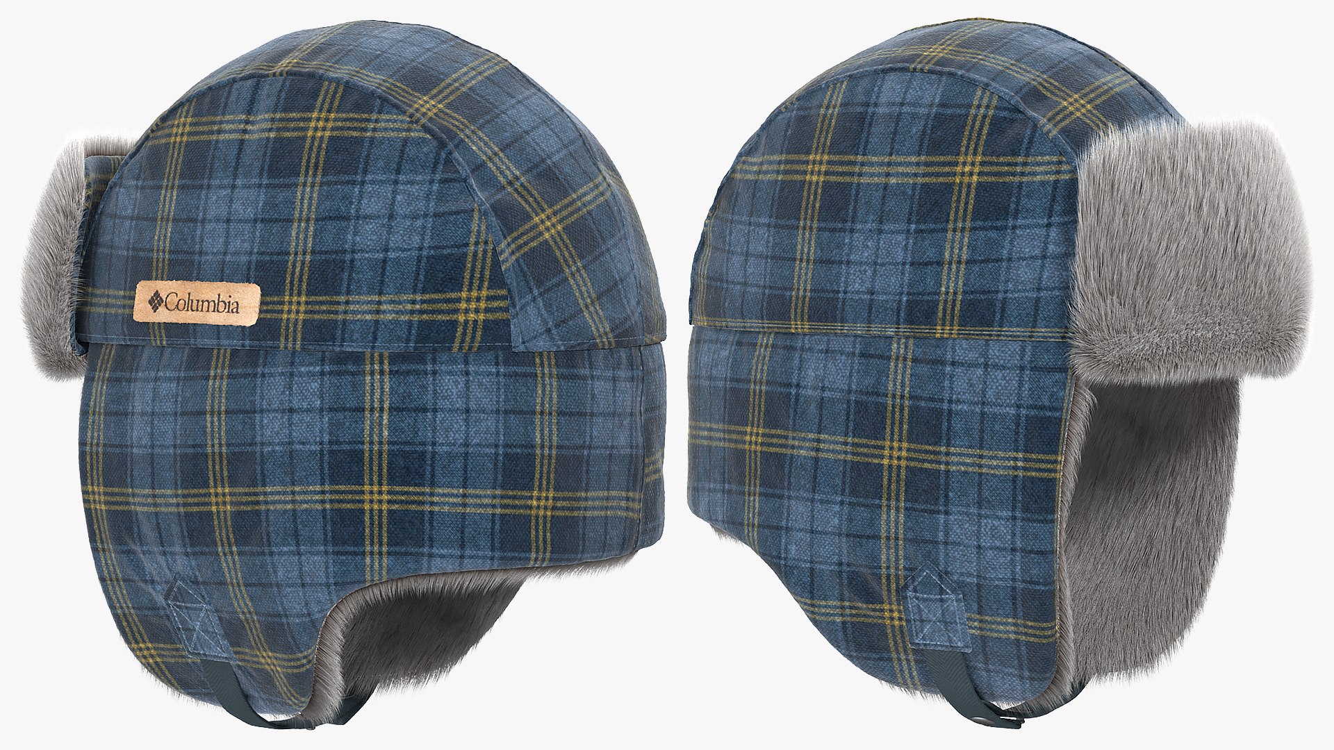 3D trapper hat columbia fur - TurboSquid 1430458
