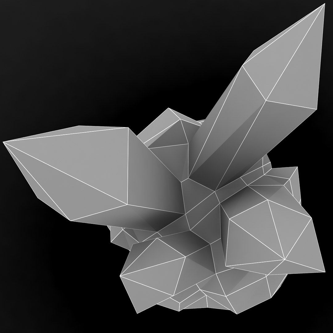 3d Model Realistic Crystal