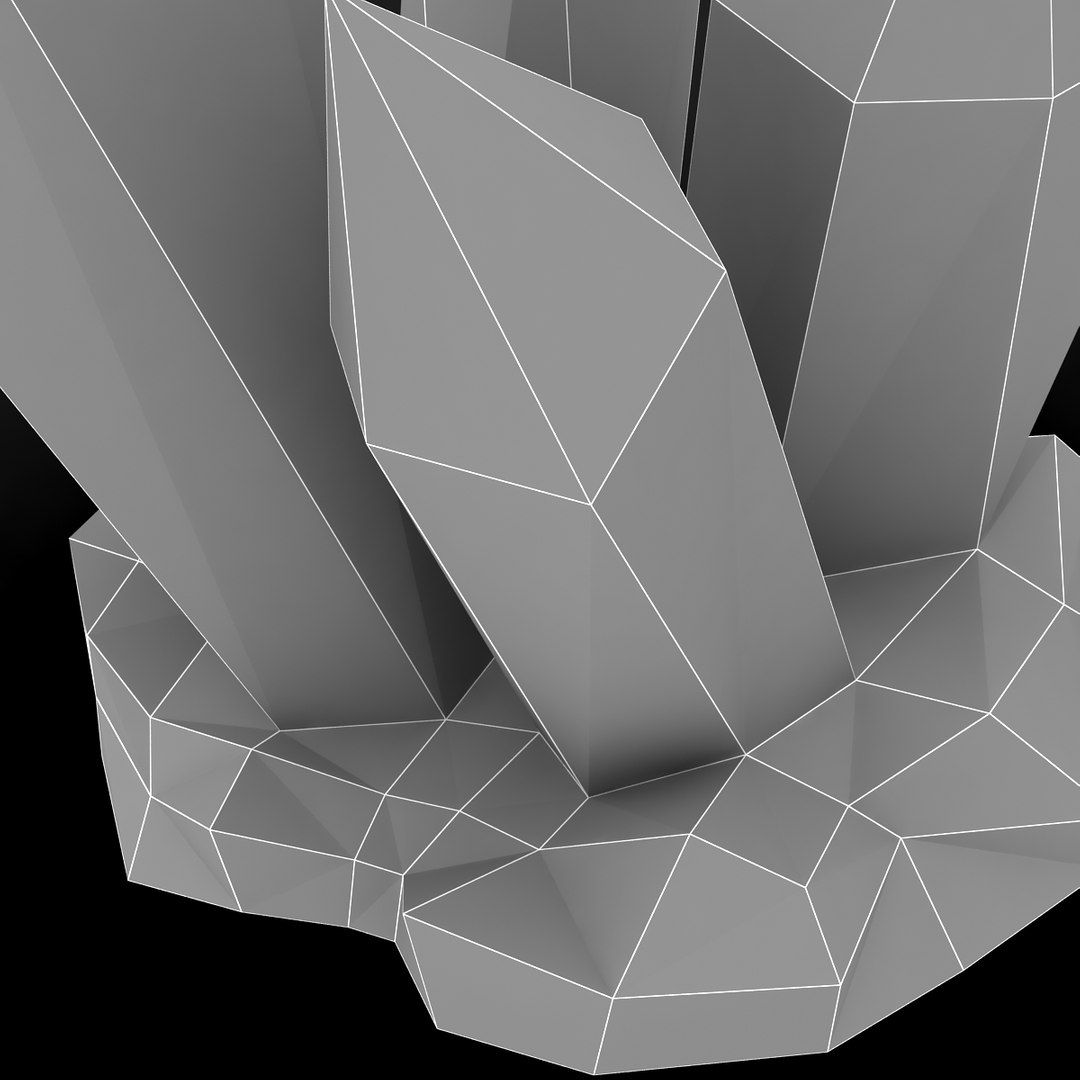 3d Model Realistic Crystal