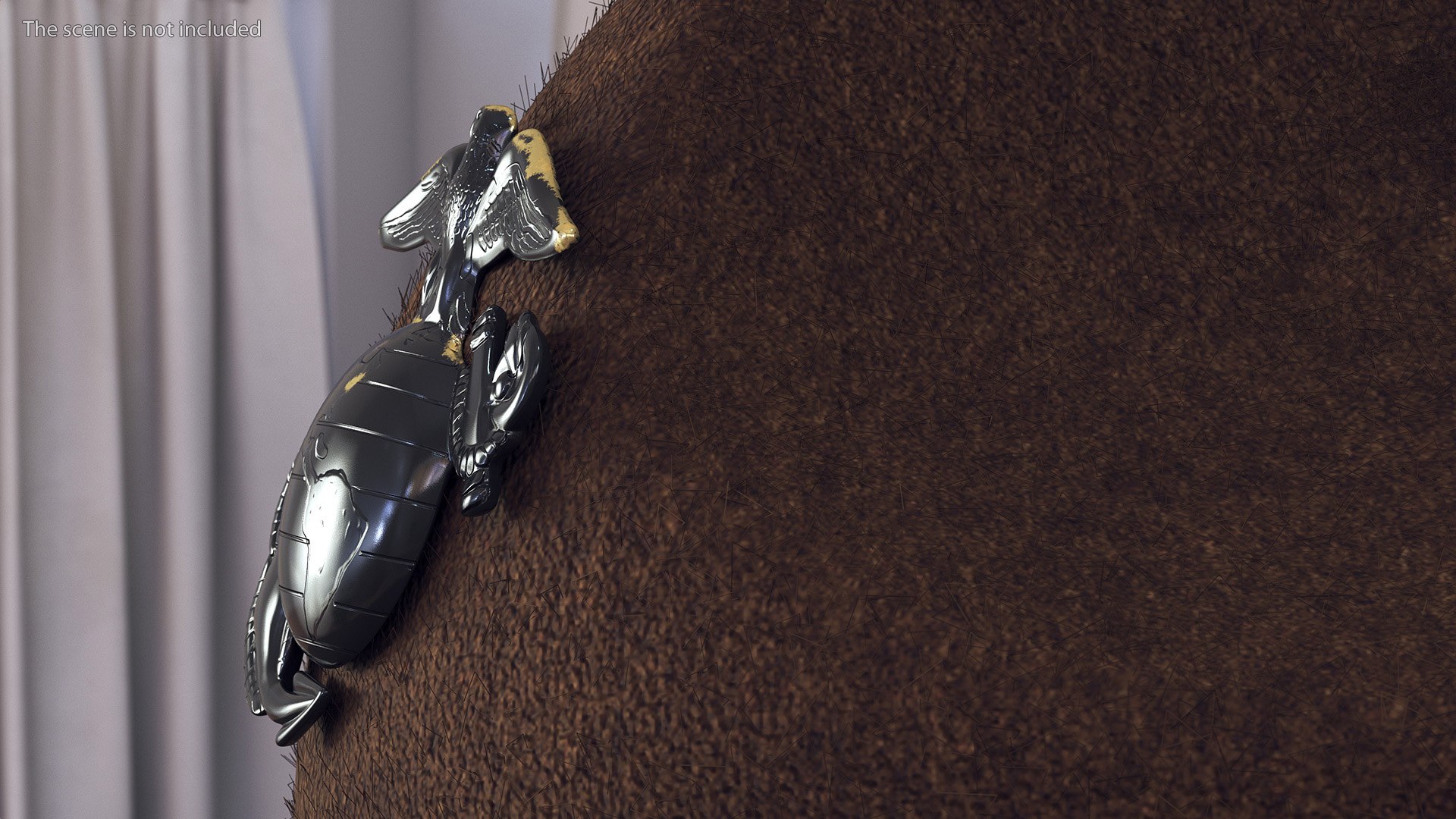 3D Black Eagle Cockade Model - TurboSquid 2157130