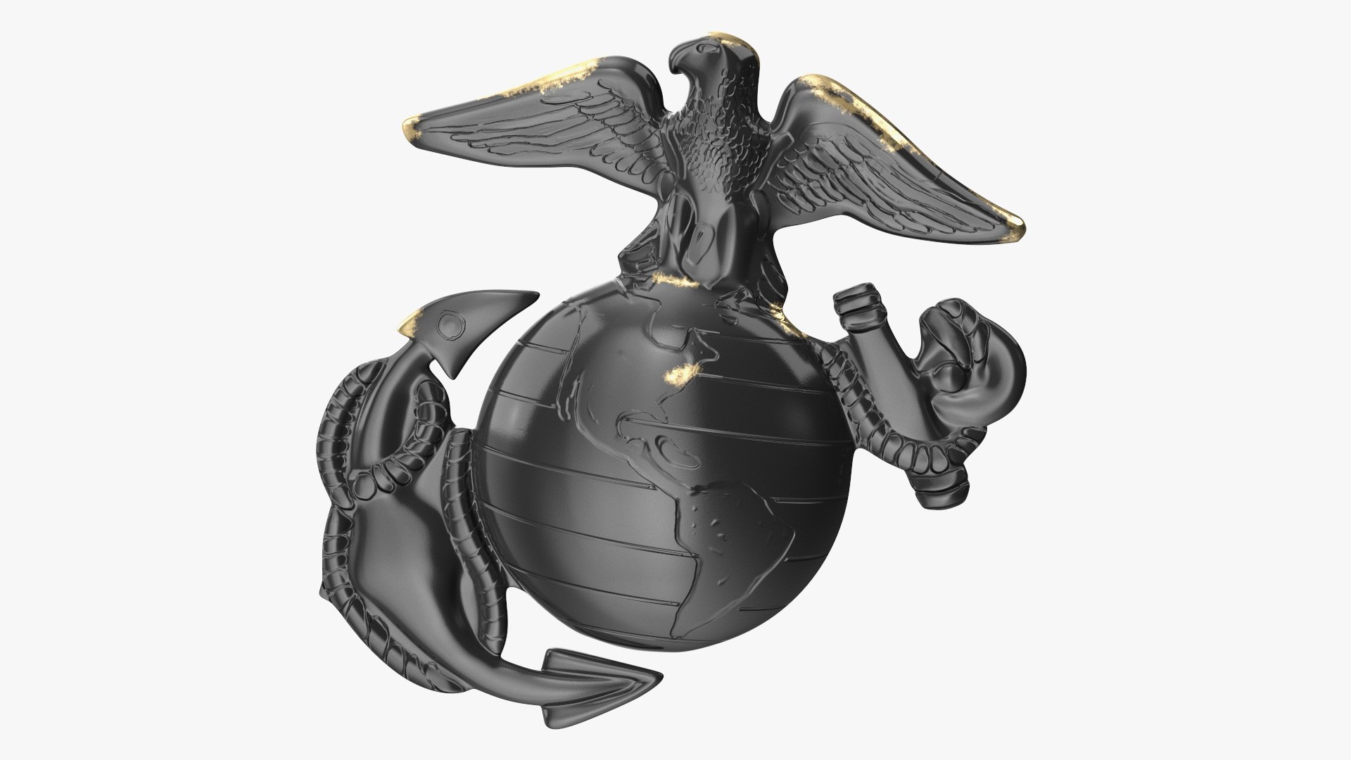 3D Black Eagle Cockade Model - TurboSquid 2157130