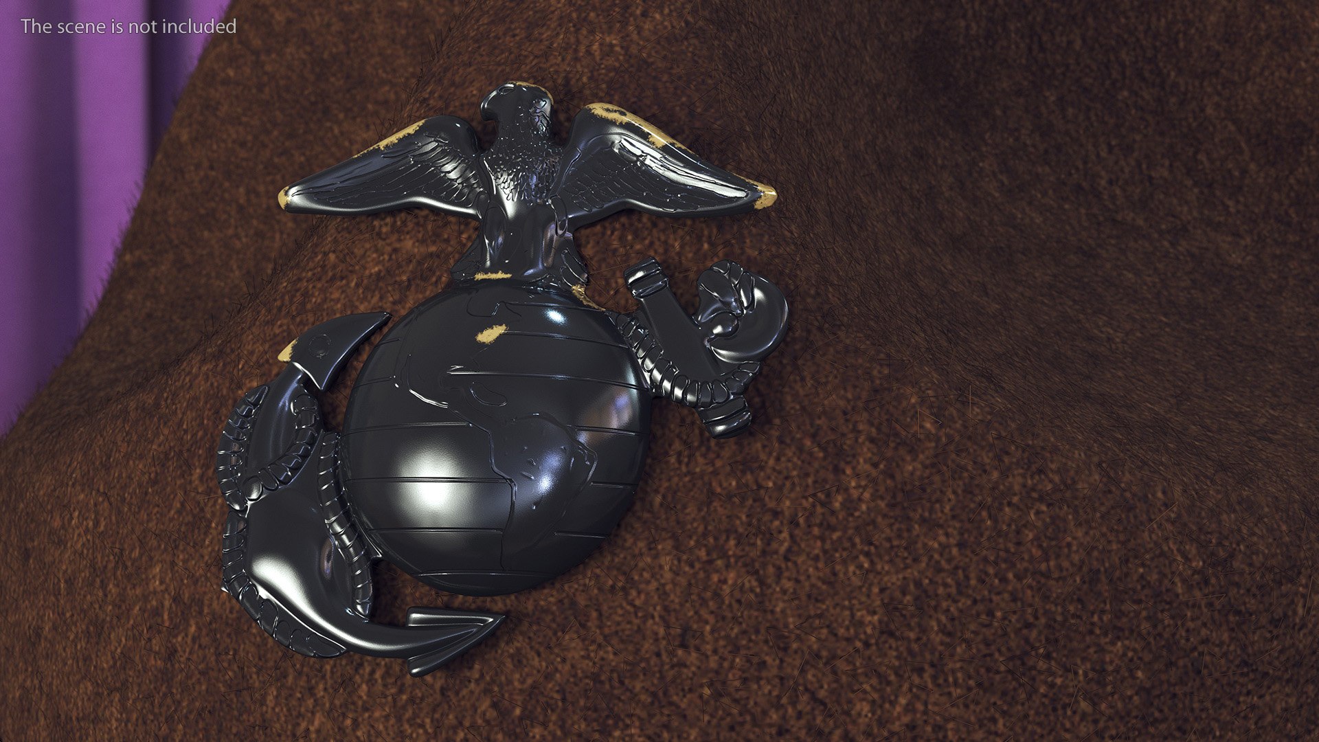 3D Black Eagle Cockade Model - TurboSquid 2157130