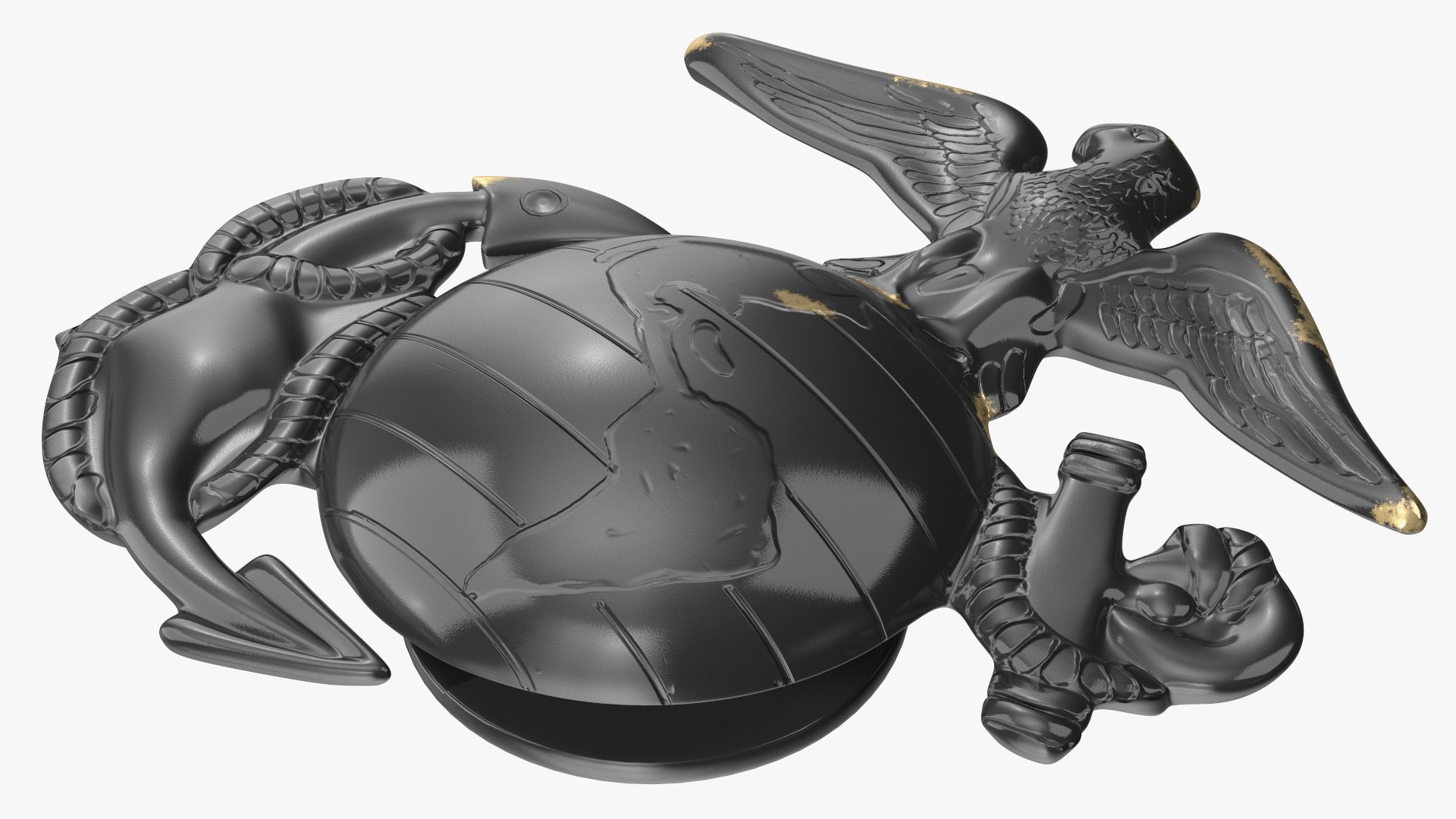 3D Black Eagle Cockade Model - TurboSquid 2157130