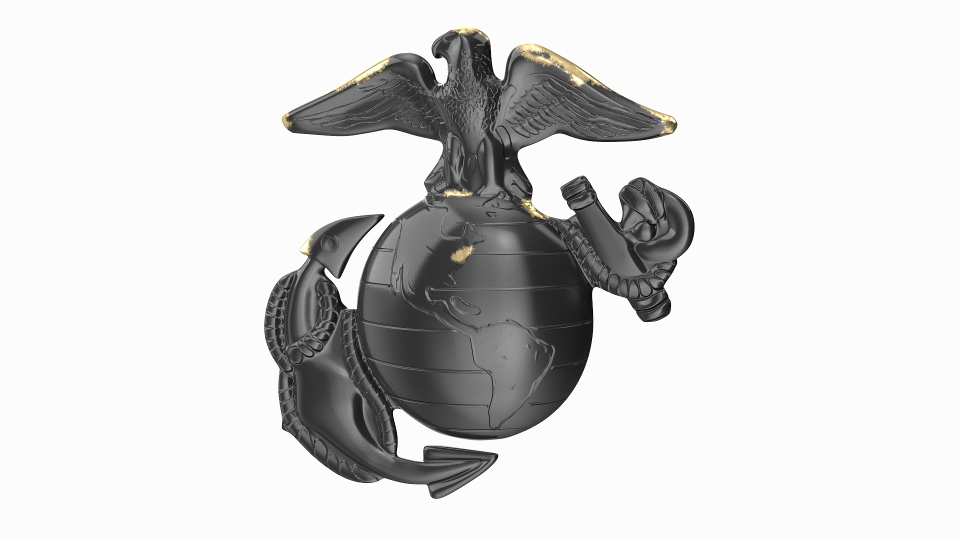 3D Black Eagle Cockade Model - TurboSquid 2157130