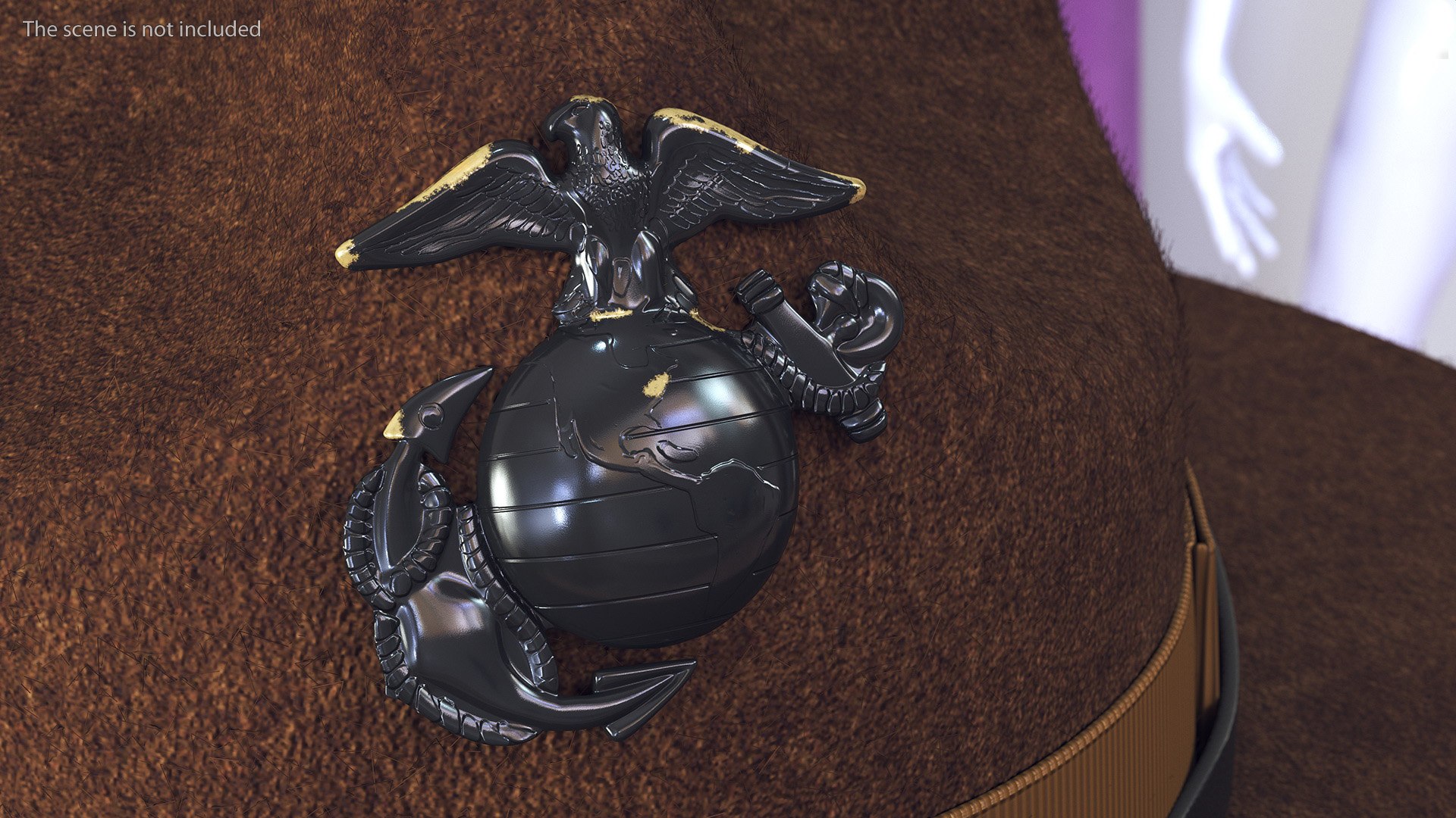 3D Black Eagle Cockade Model - TurboSquid 2157130