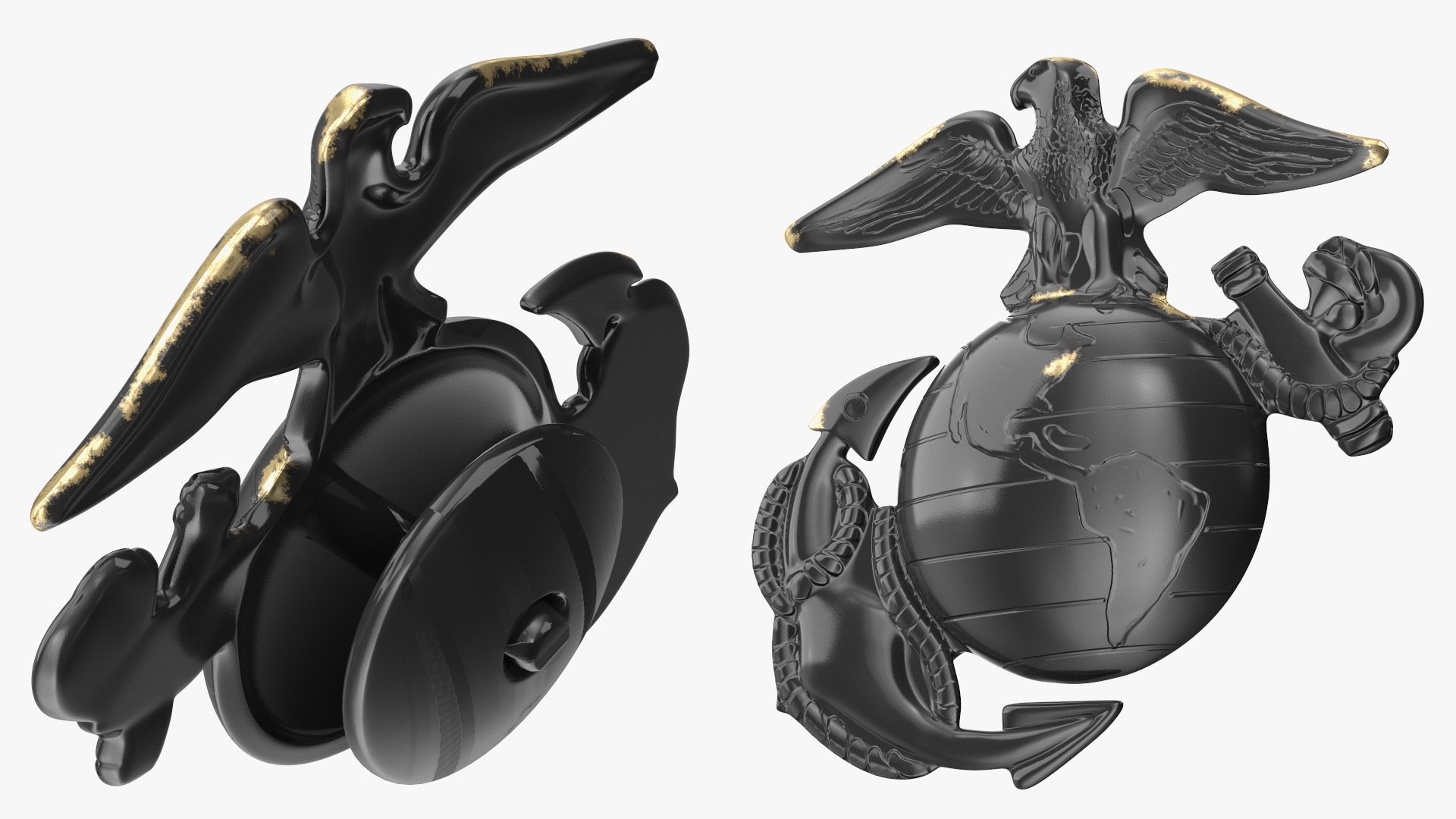 3D Black Eagle Cockade Model - TurboSquid 2157130