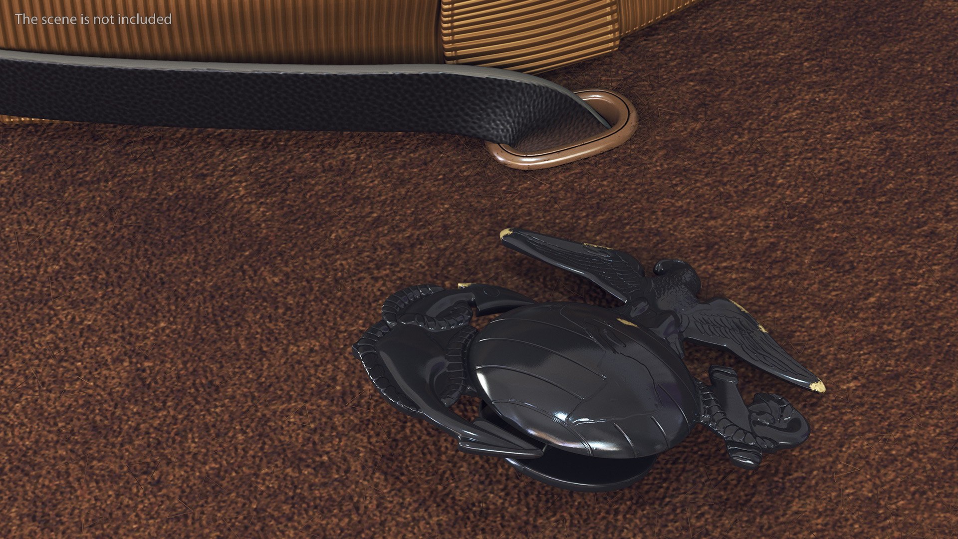 3D Black Eagle Cockade Model - TurboSquid 2157130