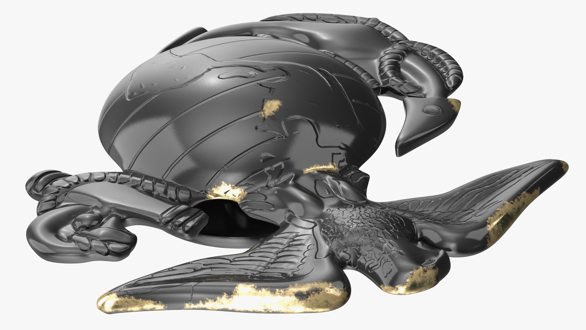 3D Black Eagle Cockade Model - TurboSquid 2157130