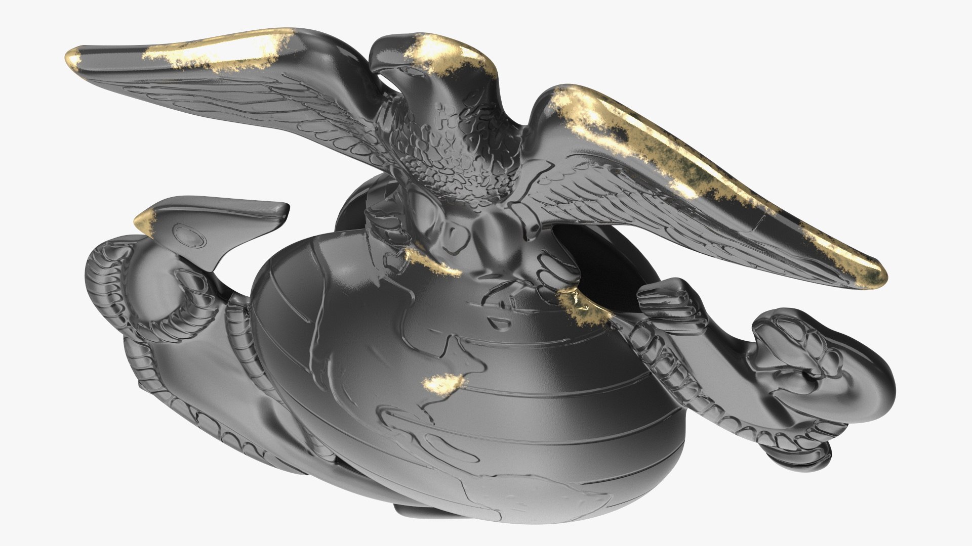 3D Black Eagle Cockade Model - TurboSquid 2157130