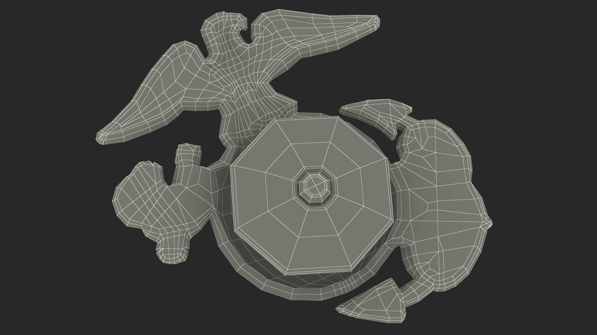 3D Black Eagle Cockade Model - TurboSquid 2157130