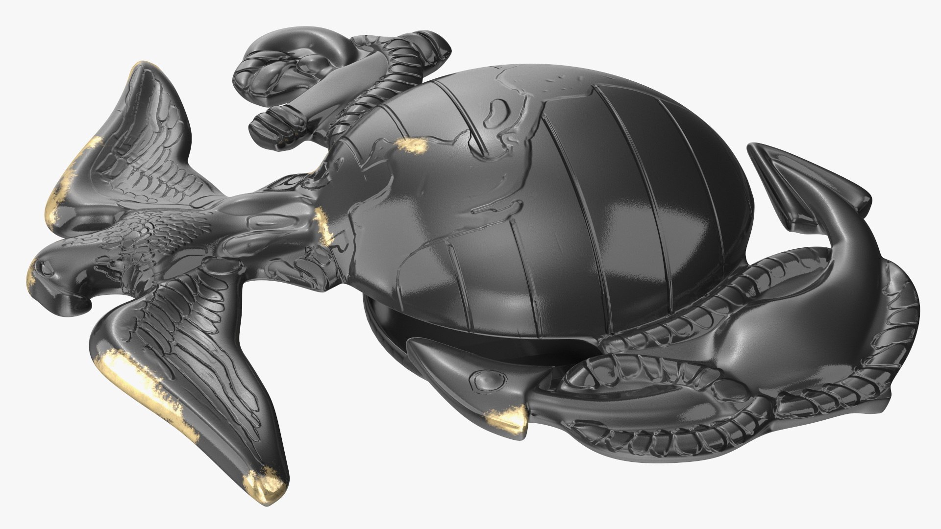 3D Black Eagle Cockade Model - TurboSquid 2157130