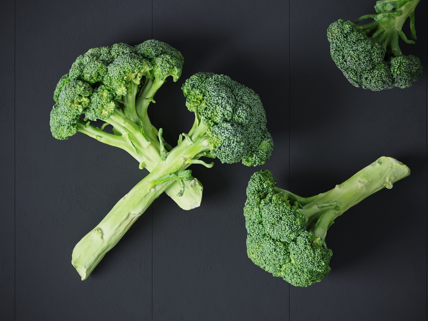 3D Broccoli Bunch Model - TurboSquid 2095999