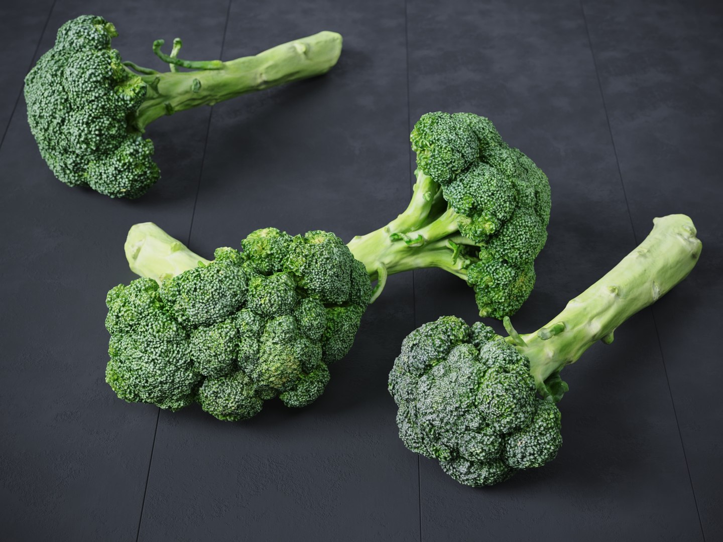3D Broccoli Bunch Model - TurboSquid 2095999