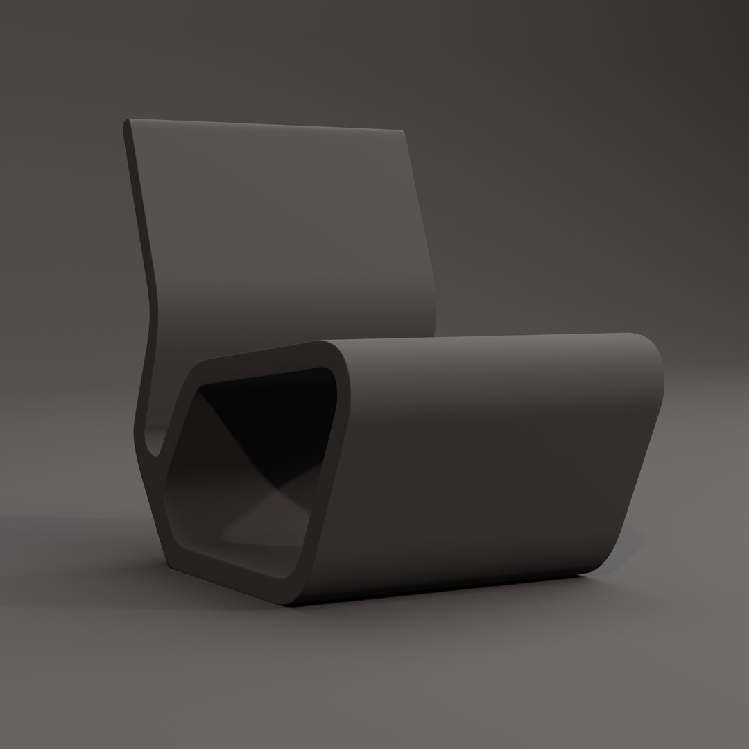 Extruded Chair 3D Model - TurboSquid 2150423