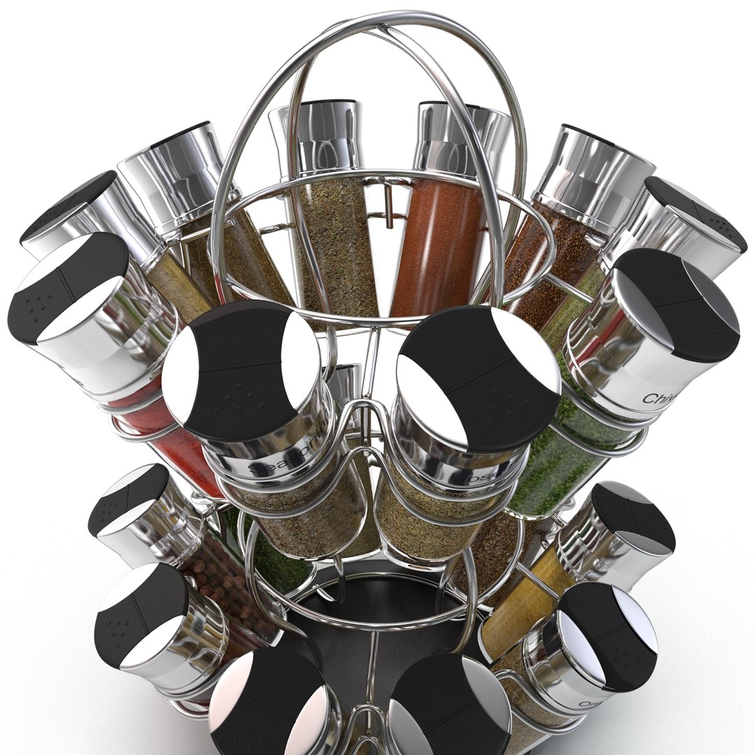 3d Model Spice Rack
