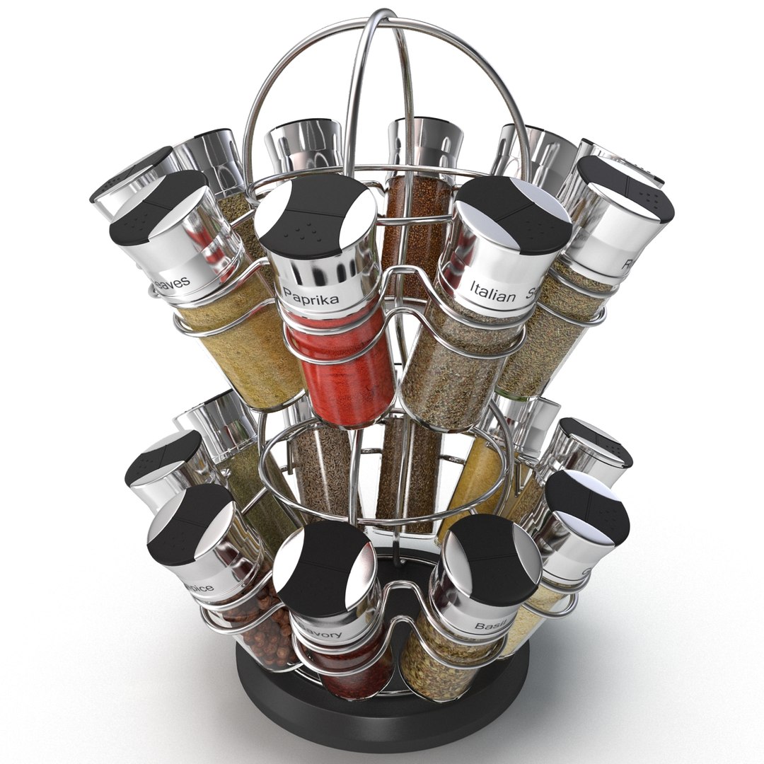 3d Model Spice Rack