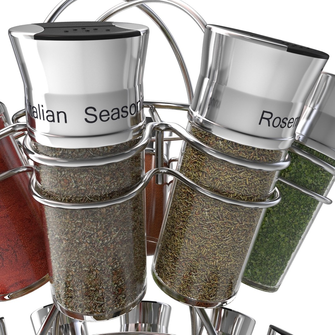 3d Model Spice Rack