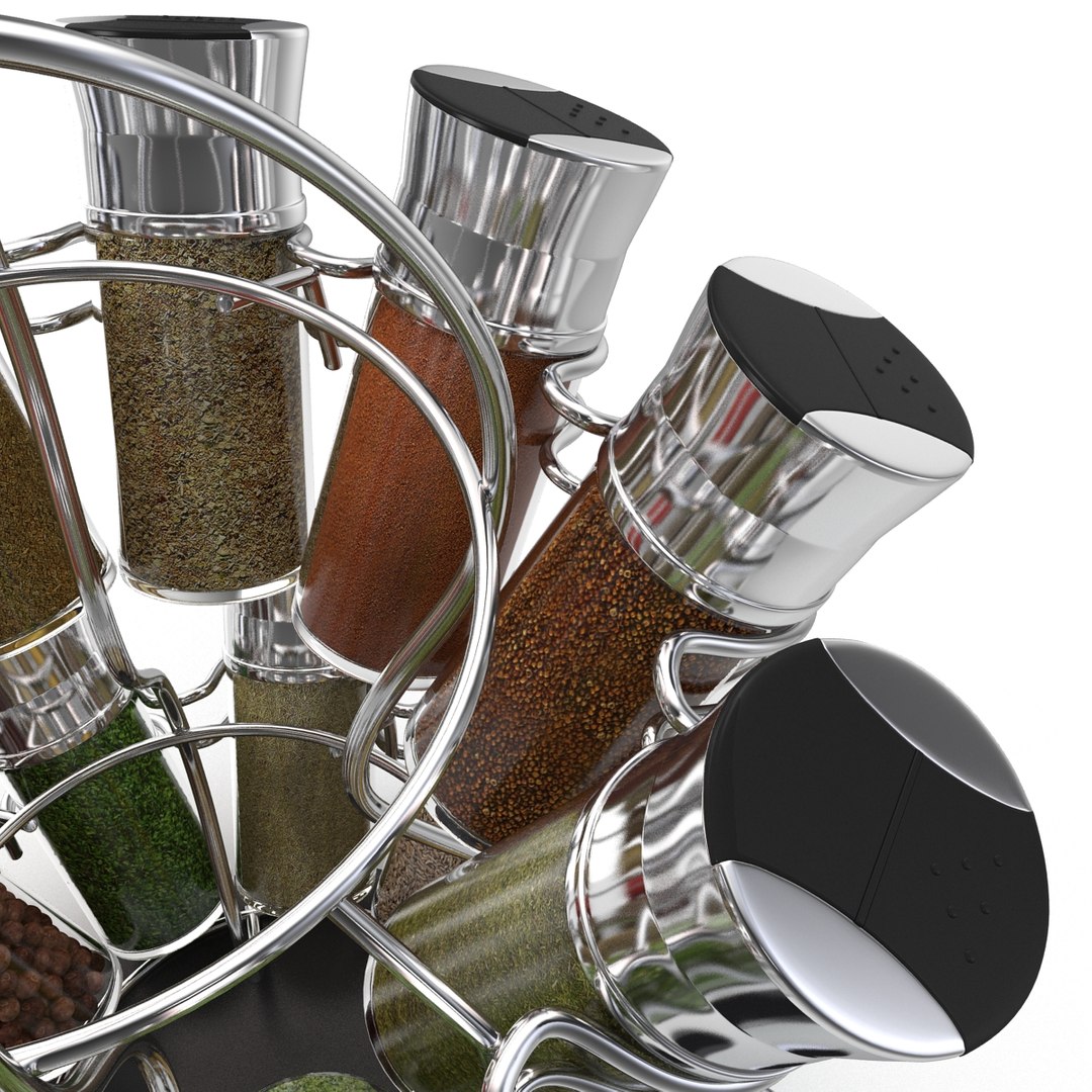 3d Model Spice Rack
