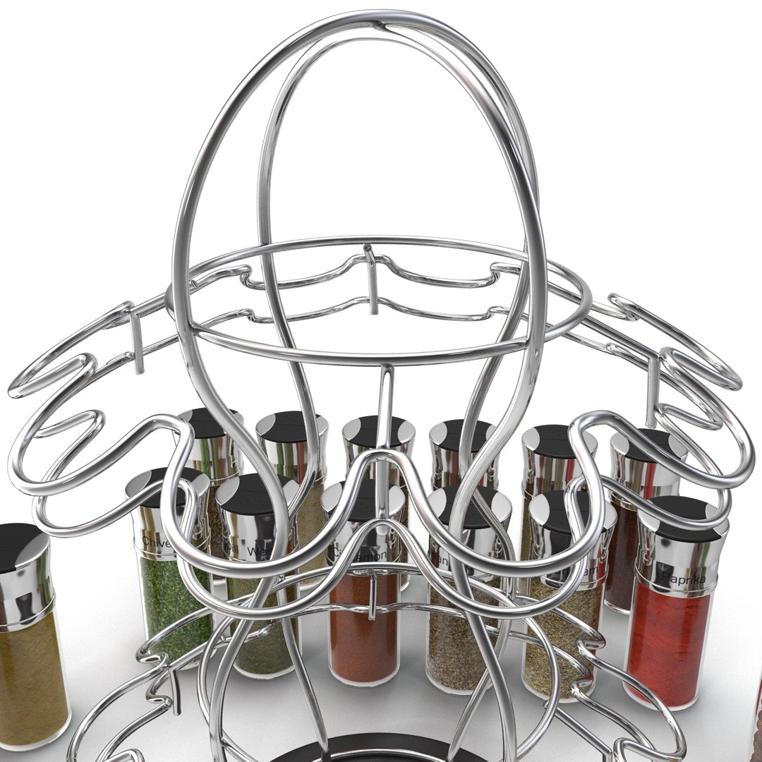 3d Model Spice Rack