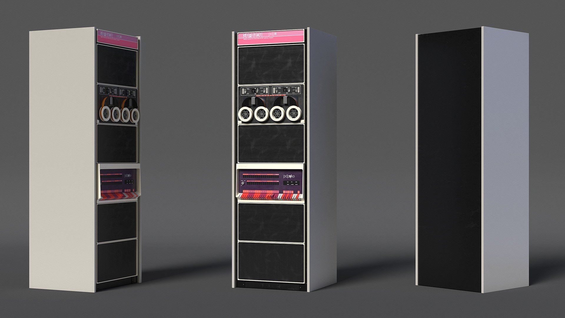 3D Retro Mini Computer DEC PDP 11 Model - TurboSquid 2271663