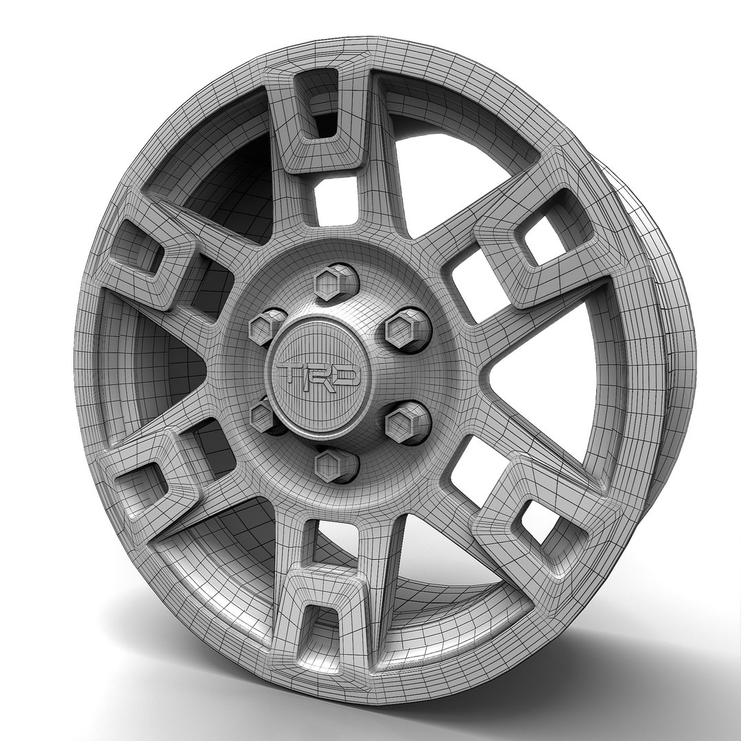 3D TRD Off Road Rim - TurboSquid 1761934
