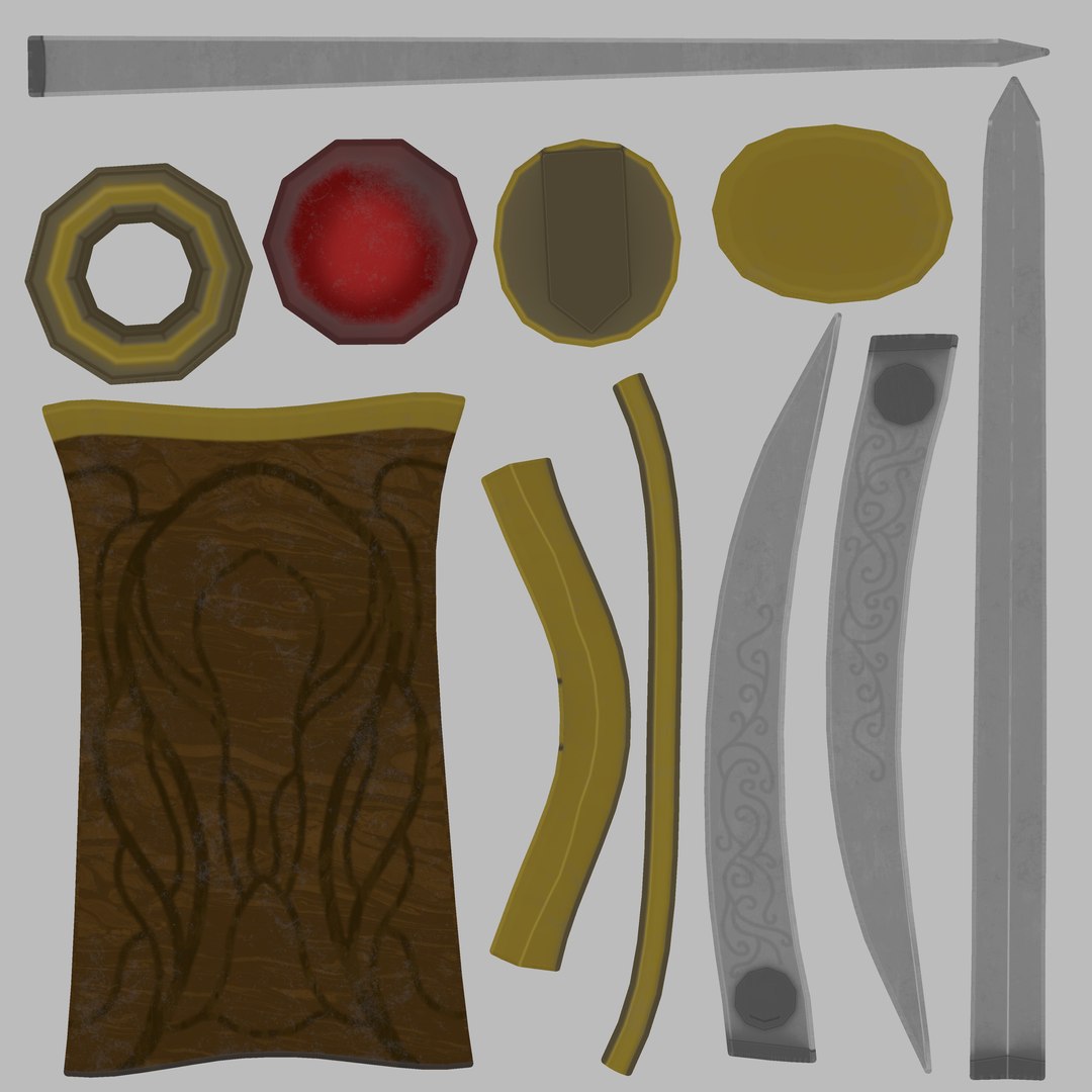 3D Elf Weapon Collection Model - TurboSquid 2385055