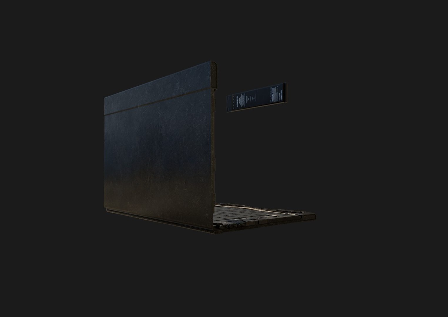 Hacker laptop sci-fi 3D model - TurboSquid 1424157