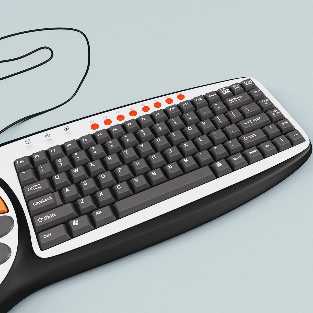 Zykon K2 Gamer Keyboard 3d 3ds